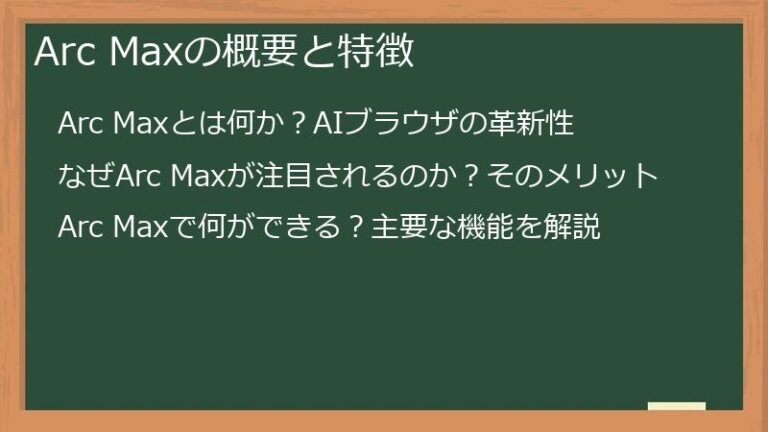 Arc Max 日本語 使い方完全ガイド：AI搭載ブラウザでブラウジングを快適に、徹底解説＆FAQ | AIラボ