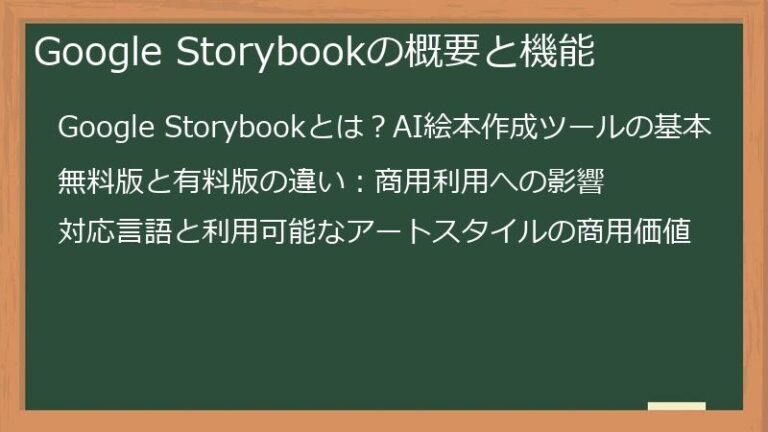 Google Storybookの商用利用と著作権：AI絵本作成で収益化！法的リスクと対策を徹底解説 | AIラボ
